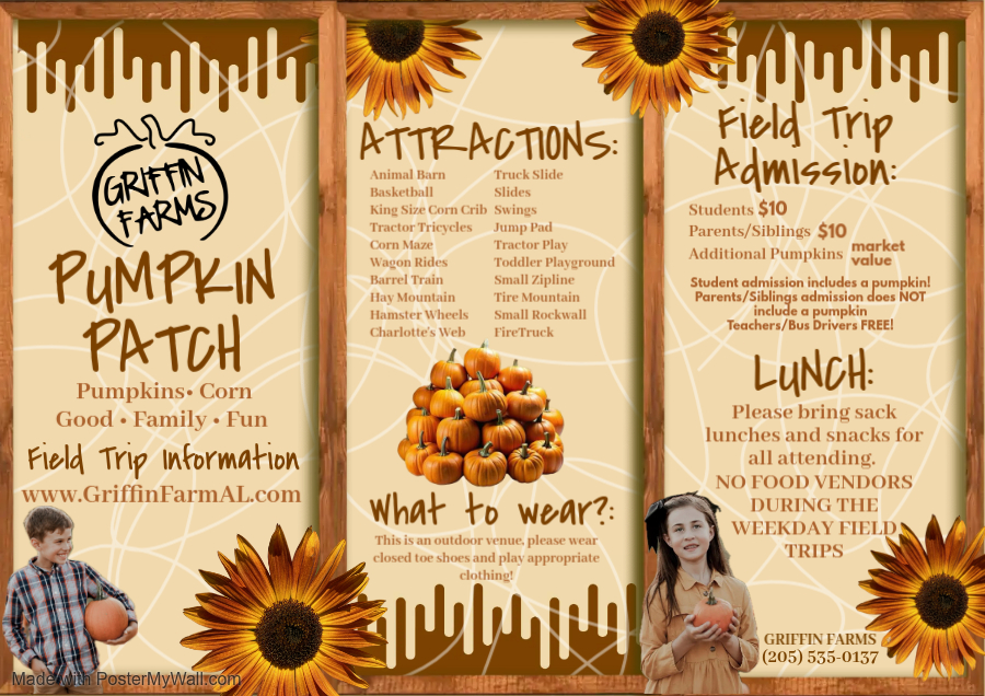 Pumpkin Patch Field Trips